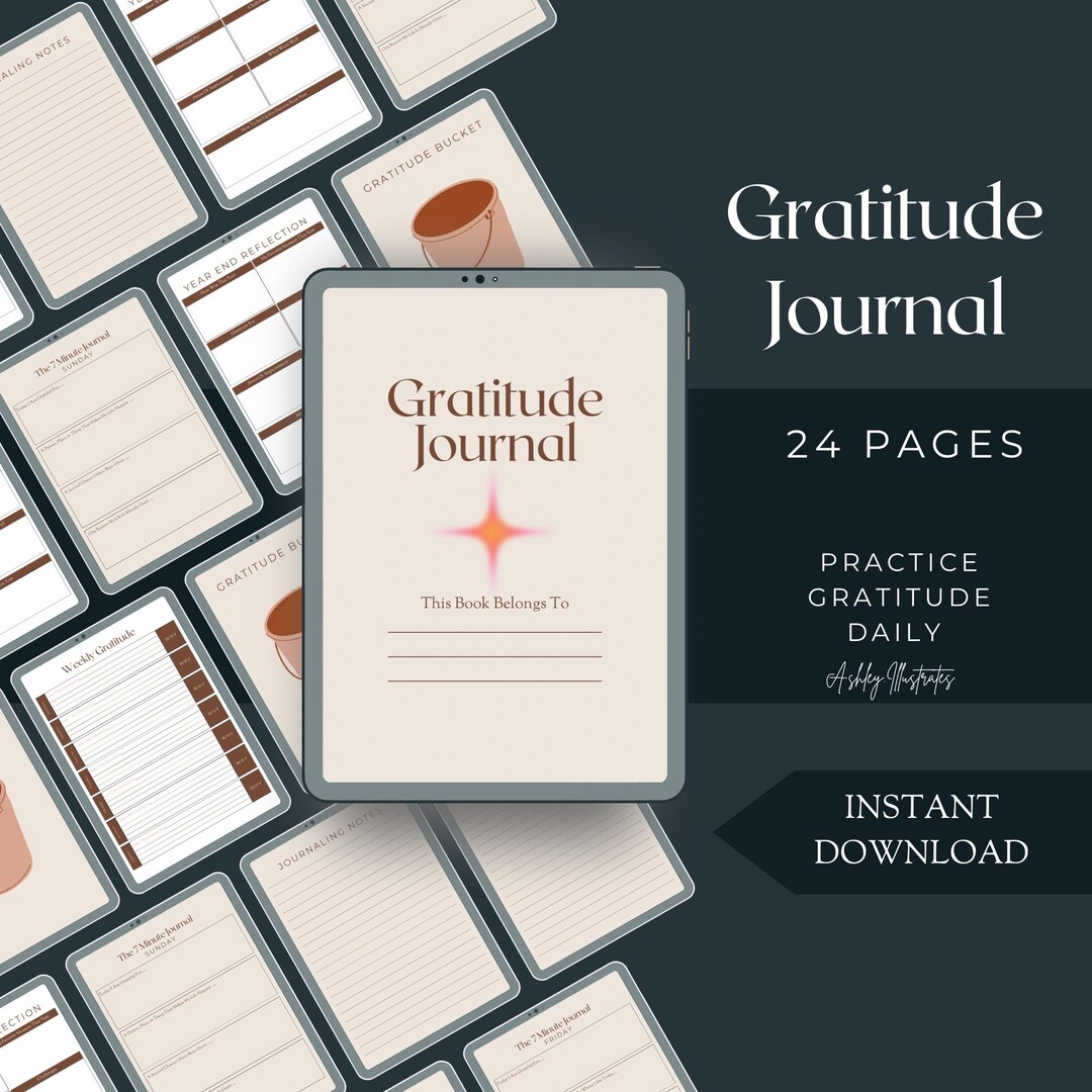 Gratitude Journal: A Minimalist Journal, Daily Gratitude Practice ...