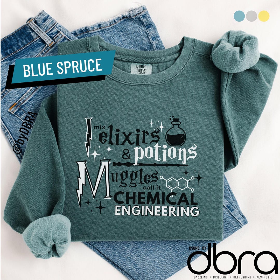 Funny Wizard Crewneck for Chemical Engineer | Sarcastic Unisex Pullover ...