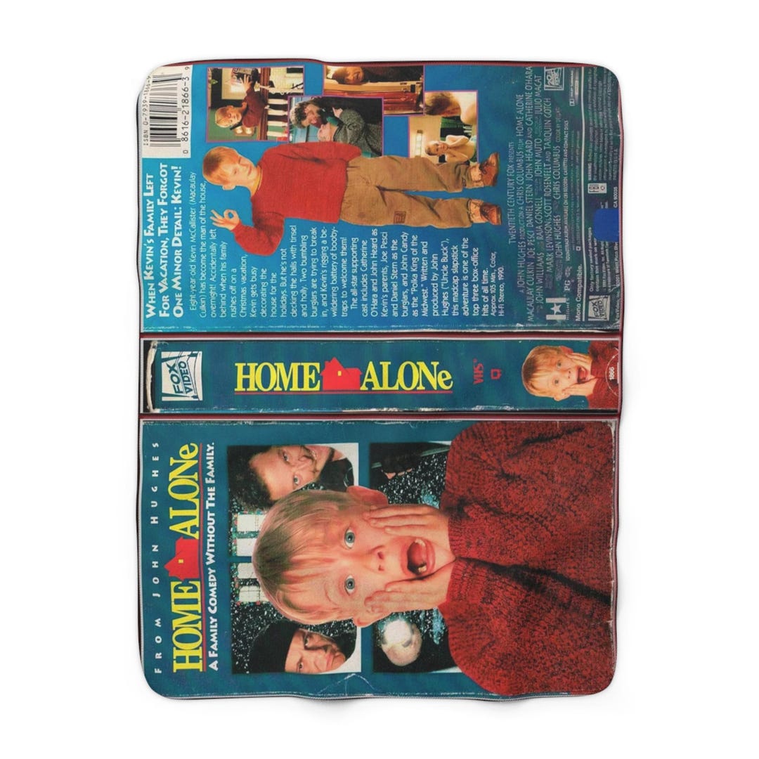 Personalized CUSTOM Distressed Retro 80s 90s Home Alone VHS Cover ...