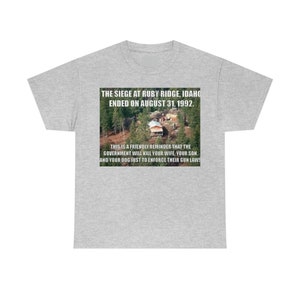 2nd Amendment | FBI Ruby Ridge Waco Shirt | Political | Conservative ...