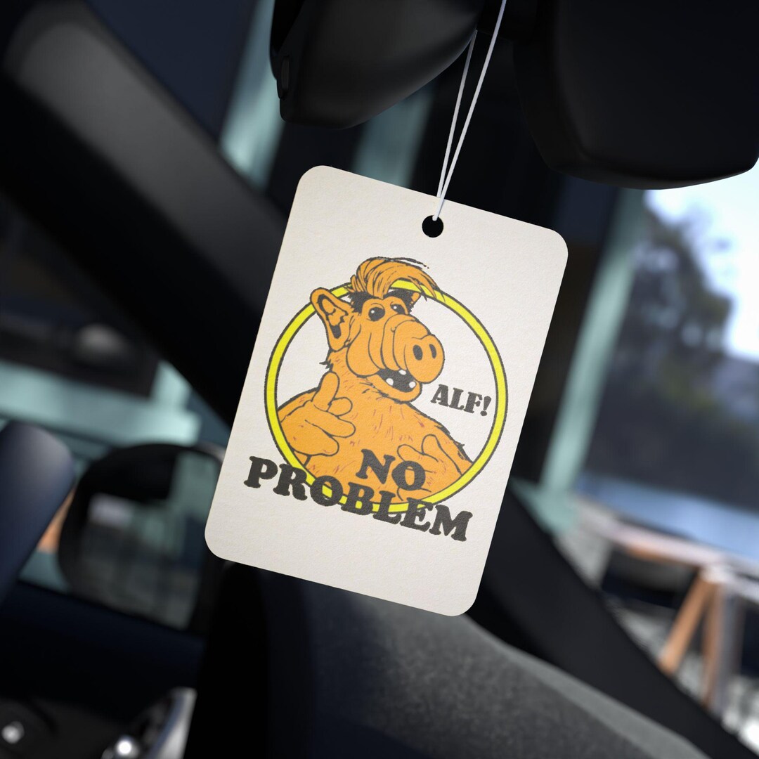 CUSTOM Gen X 80s Retro Alf No Problem Car Air Freshener - Nostalgia ...