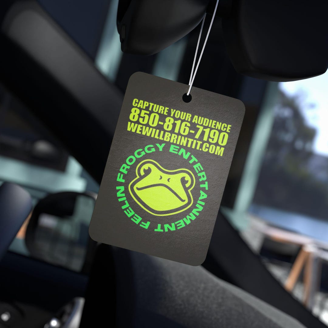 Feelin Froggy Entertainment Freshie Car Air Freshener - Etsy