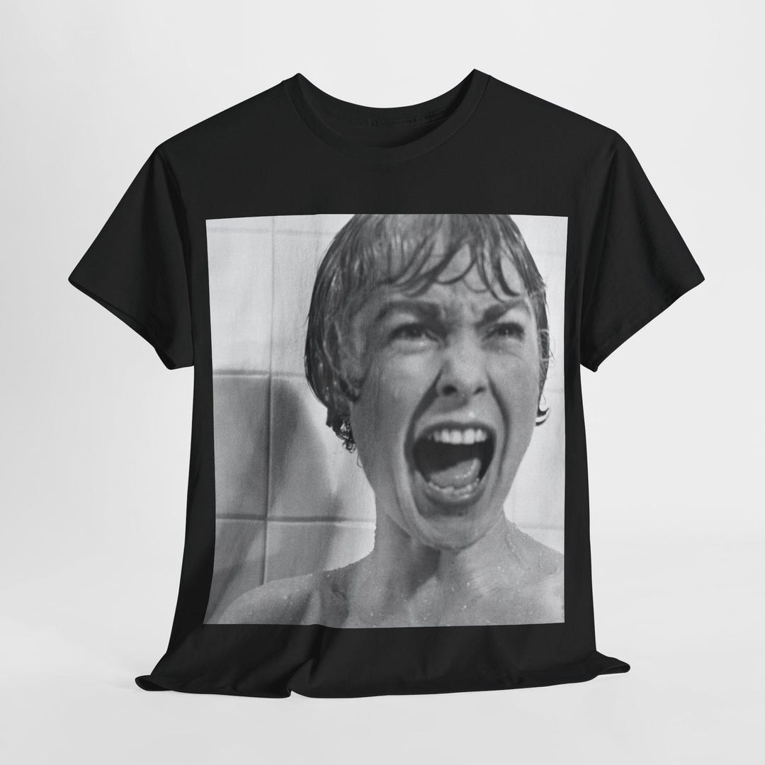 Retro Horror Psycho Scream Shower Hitchcock T Shirt Memorabilia ...