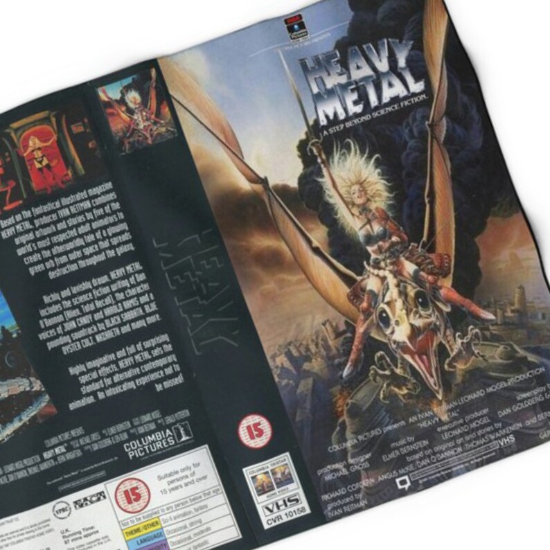 80s, Retro, Heavy Metal VHS Movie, NOSTALGIA, Faded, Distressed ...