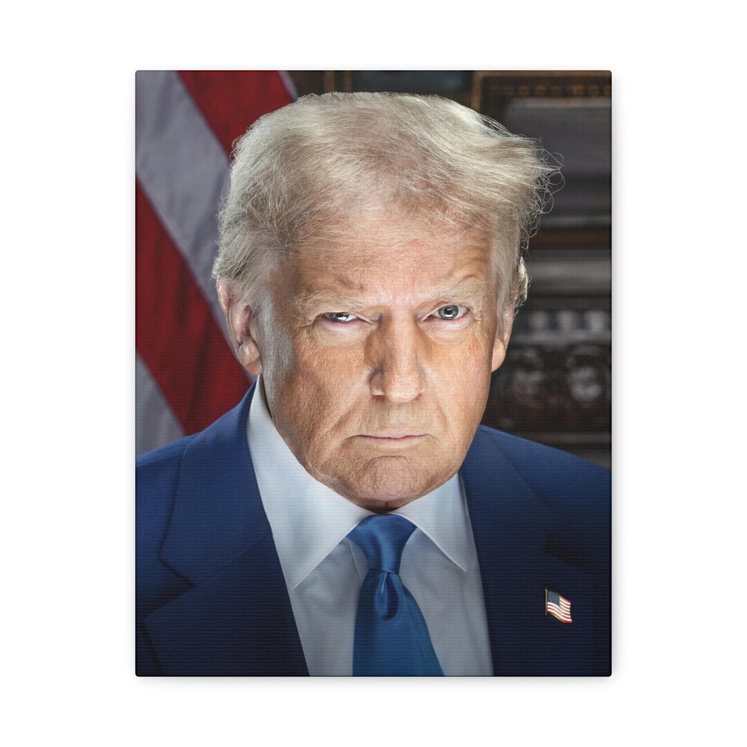 Own a Piece of HISTORY Donald Trump Presidential Portrait Art Print ...