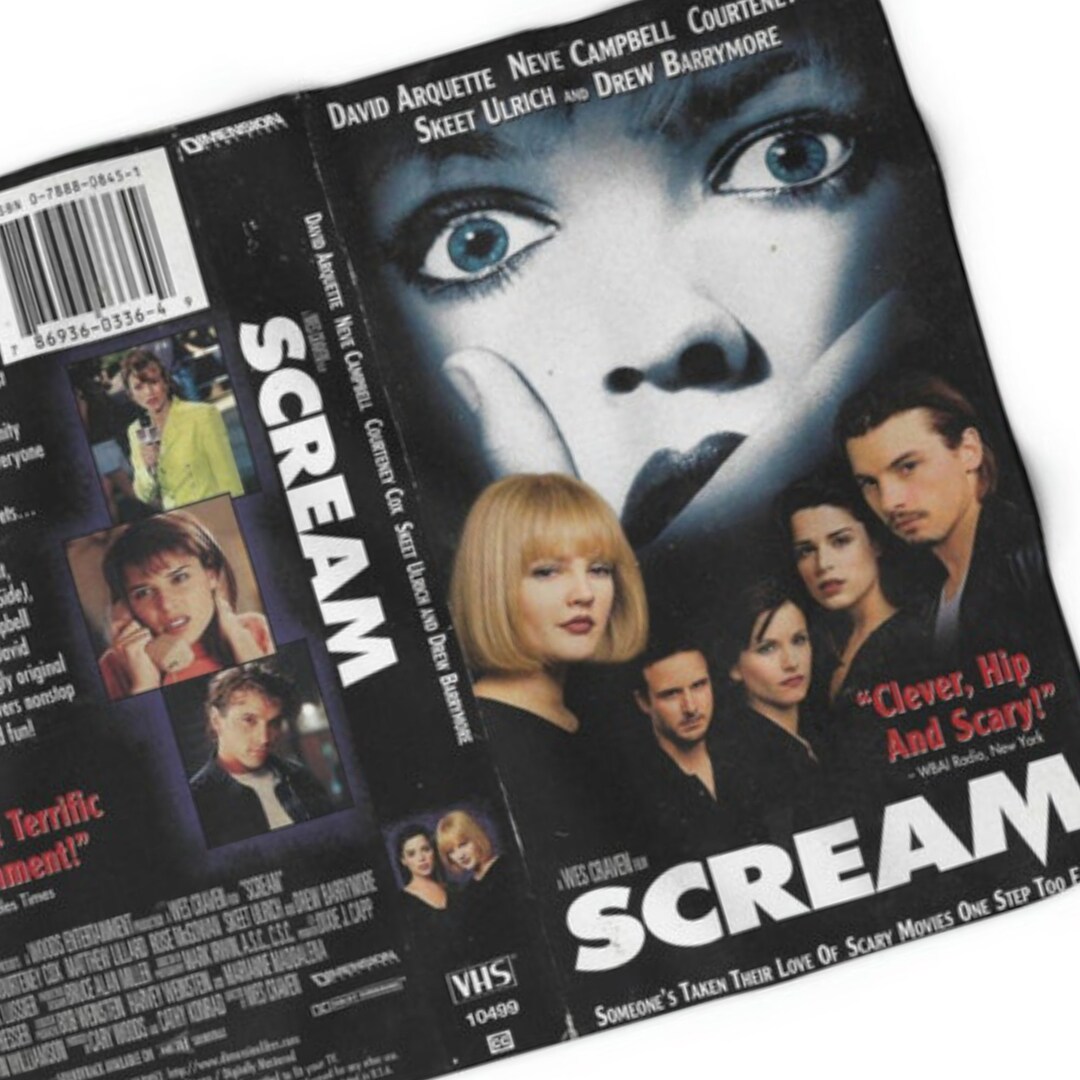 90s Retro Scream VHS, NOSTALGIA, Faded, Distressed, Vintage Style ...