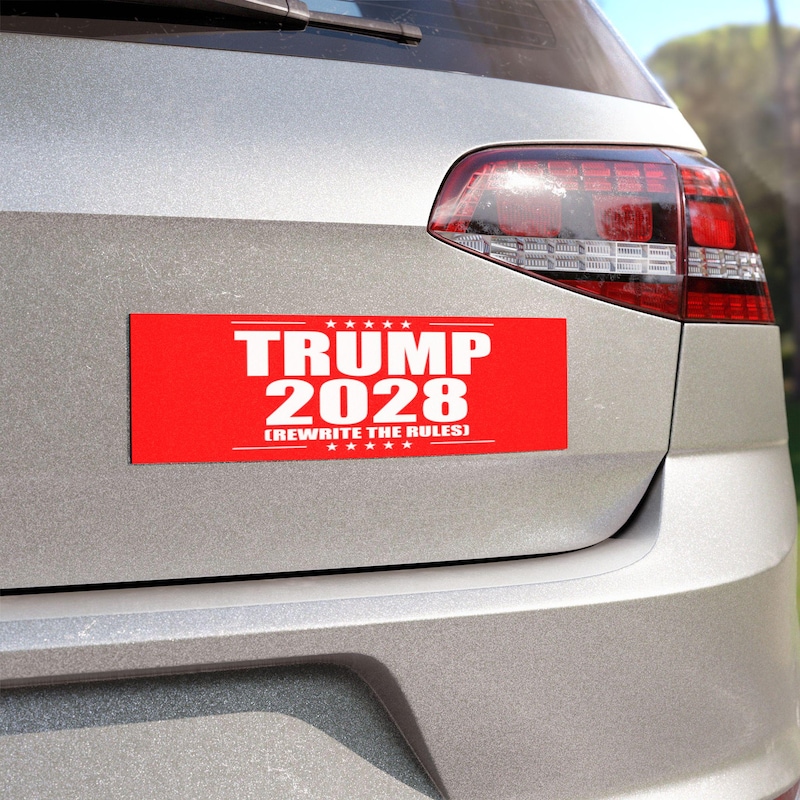 Trump 2028 Bumper Sticker - Etsy