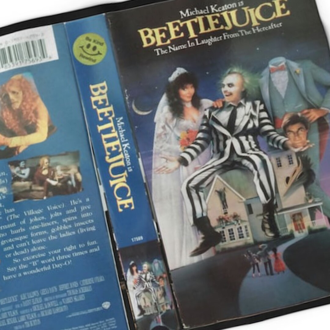 80s RETRO beetlejuice vhs VHS Sherpa Manta polar - Etsy España