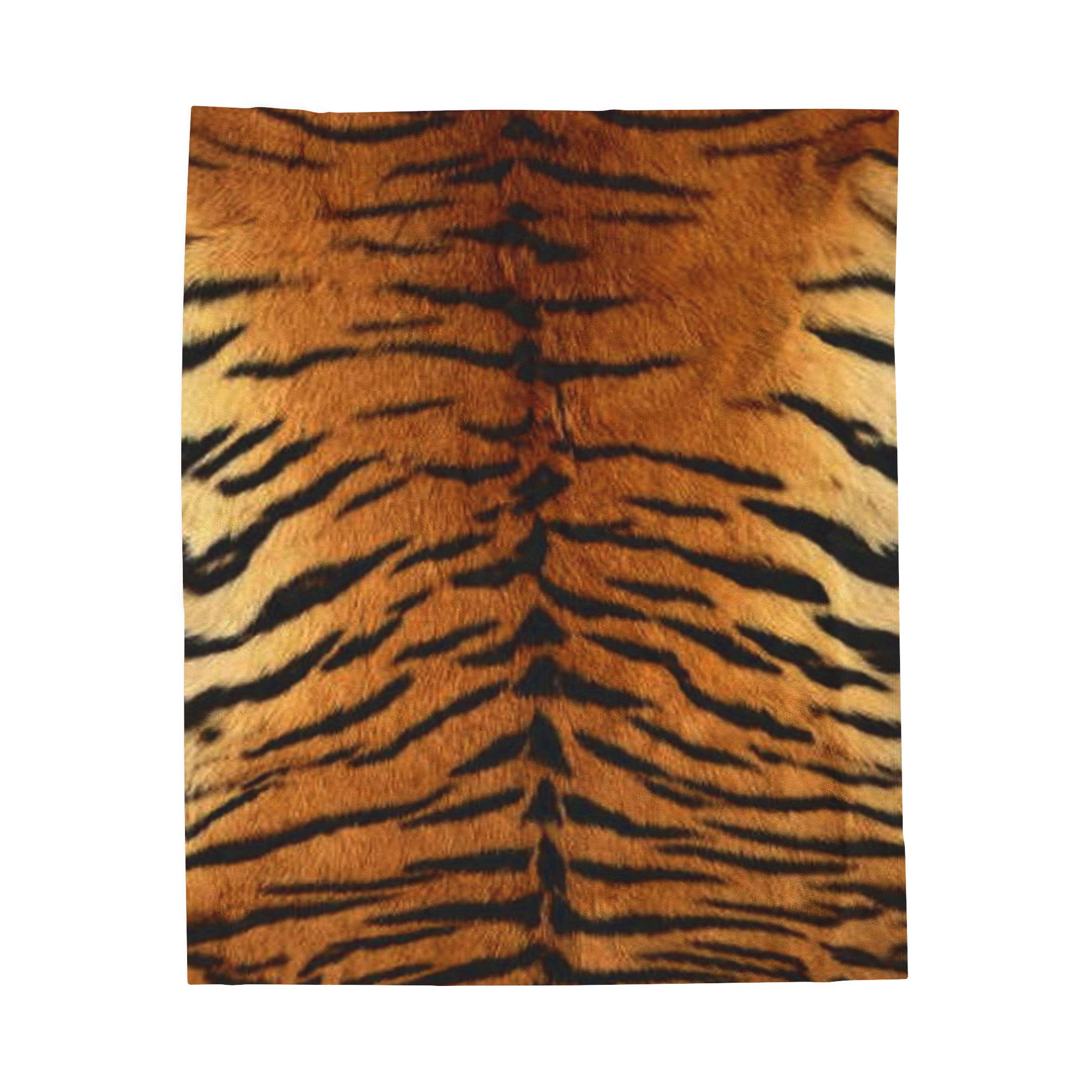 Classic Tiger Animal Print Pattern Velveteen Plush Blanket - Etsy