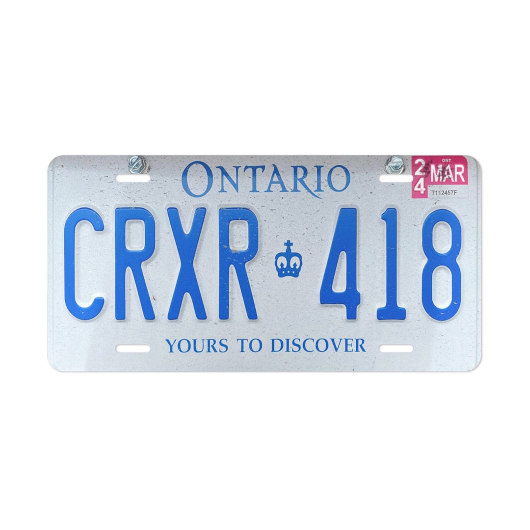 Fake Realistic Replica Canada License Plate Tag Vanity Plate - Etsy Canada