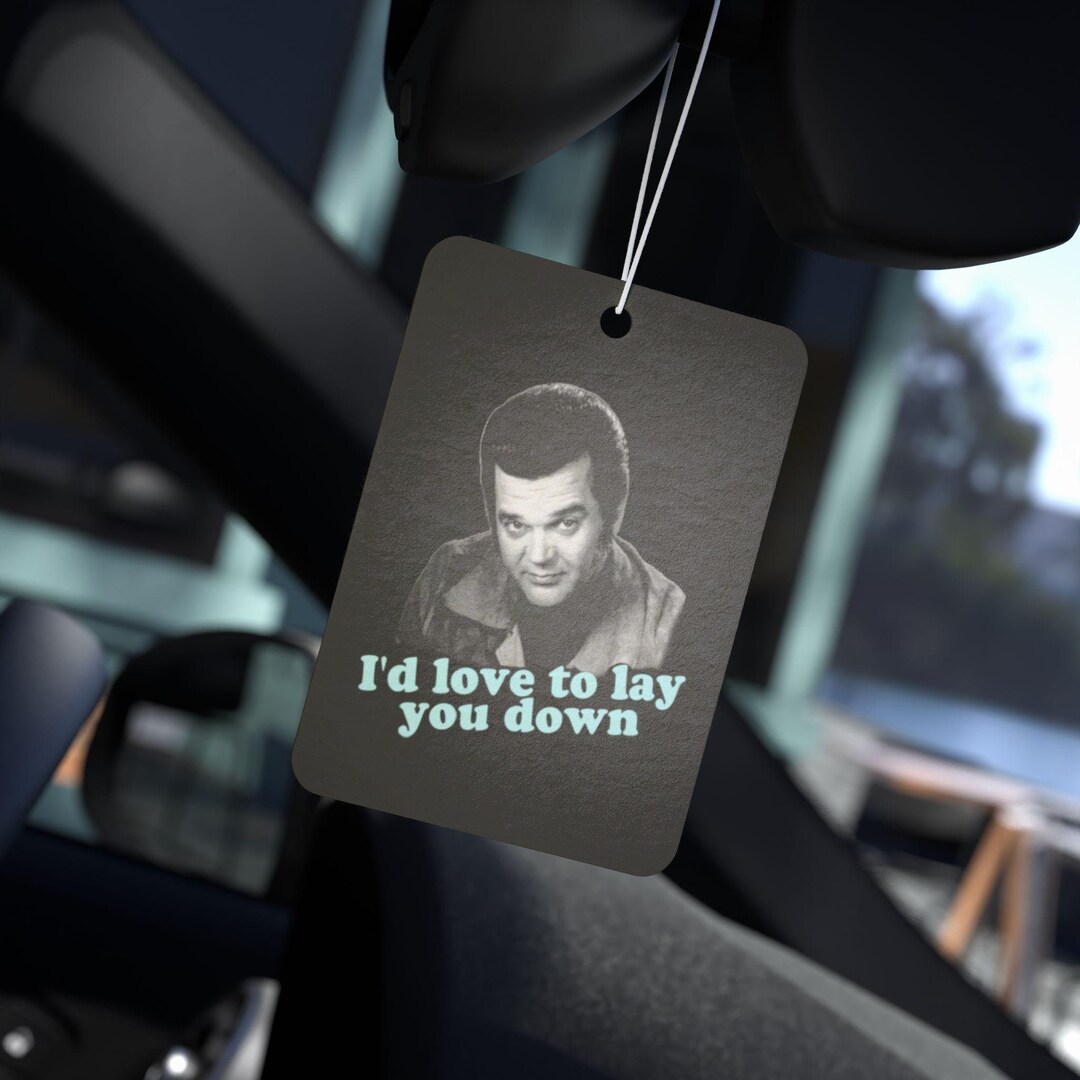 Conway Twitty Personalized Custom Distressed Gen X 80s Freshie Car Air ...