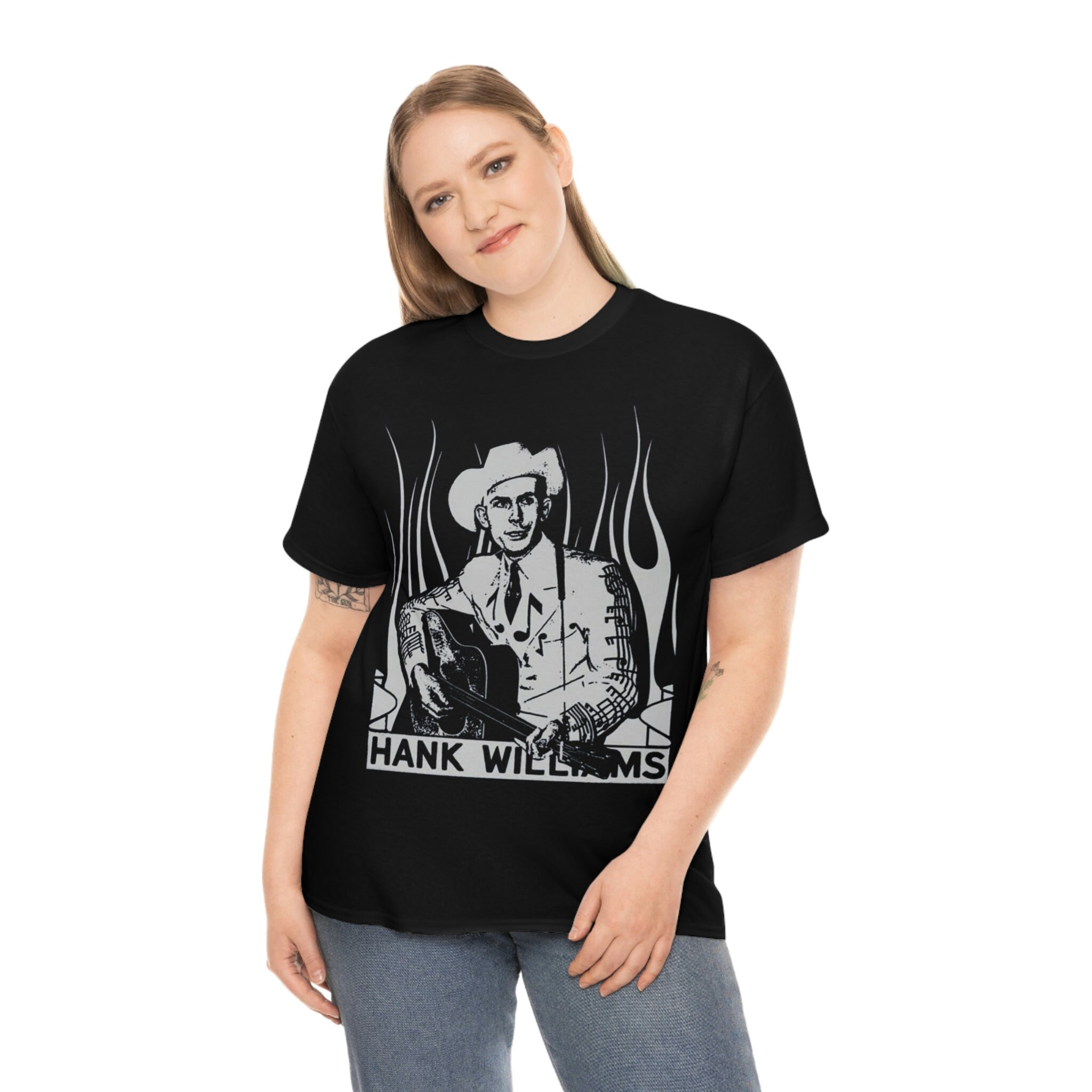 Vintage Country Music Retro DISTRESSED LOOK Hank Williams Sr Vintage ...