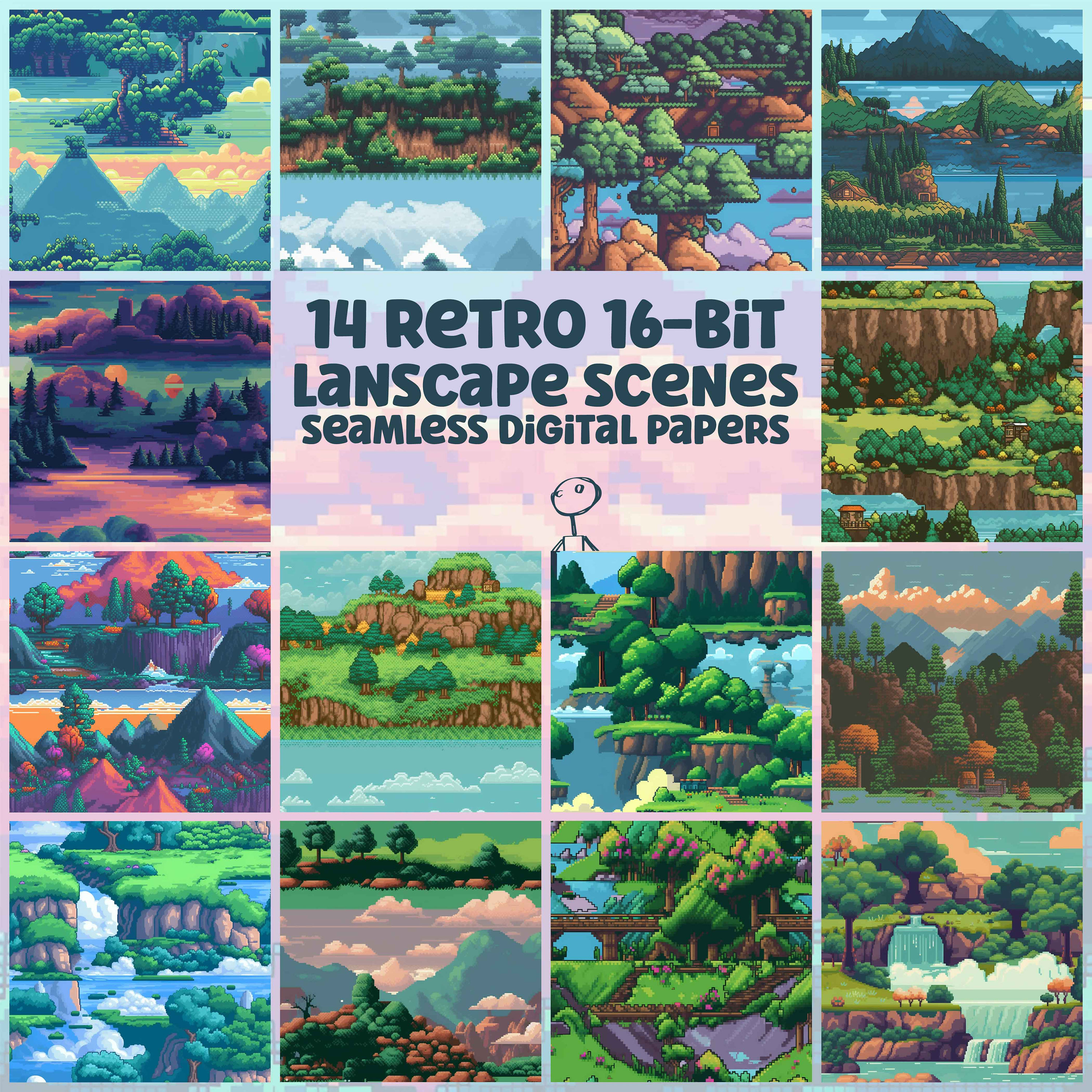 16 Bit Landscape