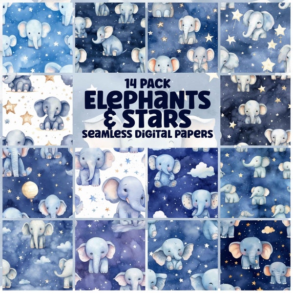 Elephant Tile - Etsy