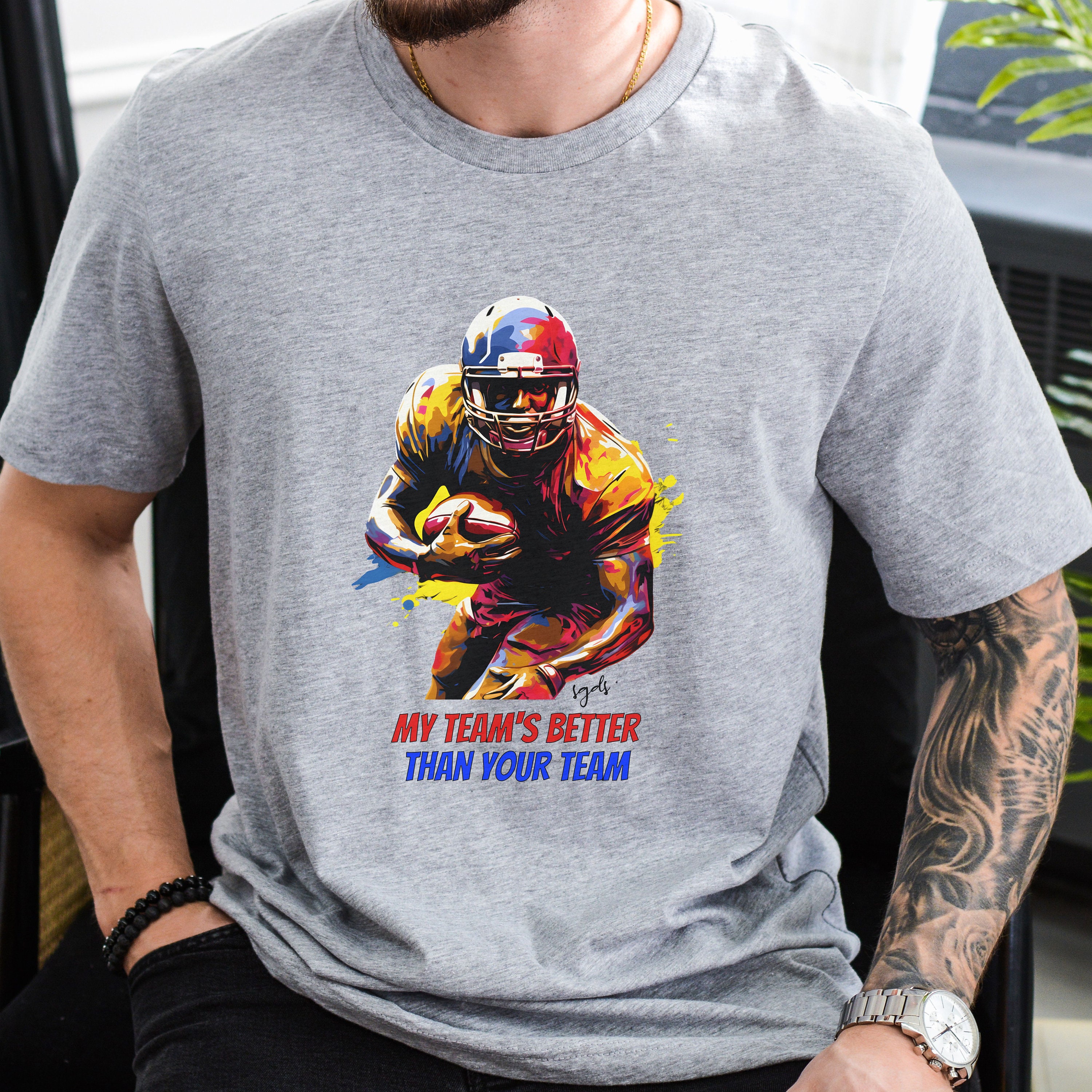 Football Season T-shirt, Football T-shirt, Football Game Day Tee, Gift ...