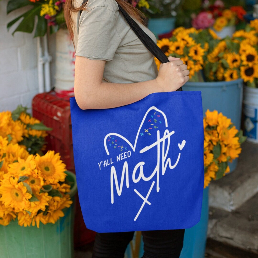 Math Teacher Tote Bag Math Teacher Appreciation Gift Math - Etsy