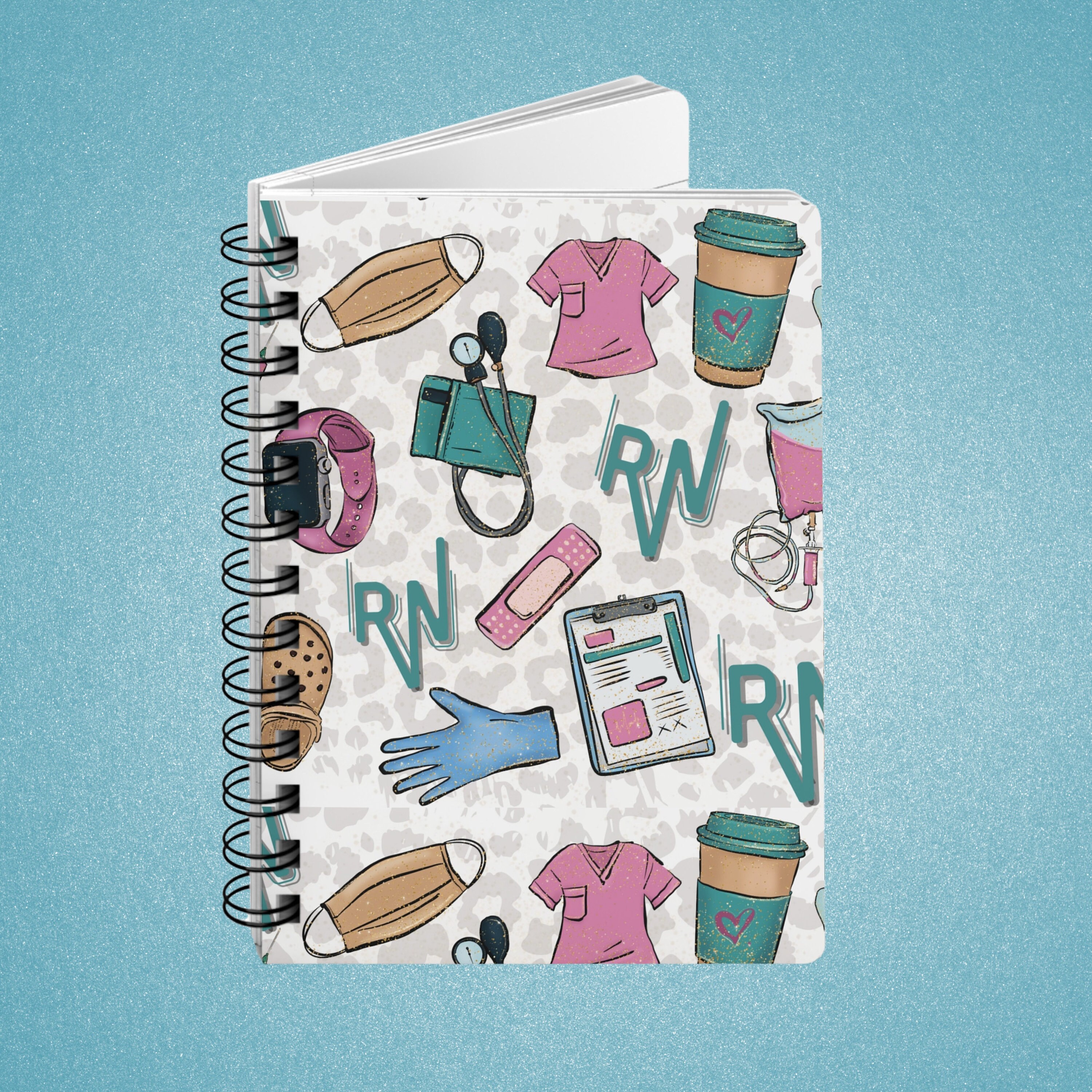 Registered Nurse Spiral Notebook, RN Gift, 5x7 Lined Journal - Etsy