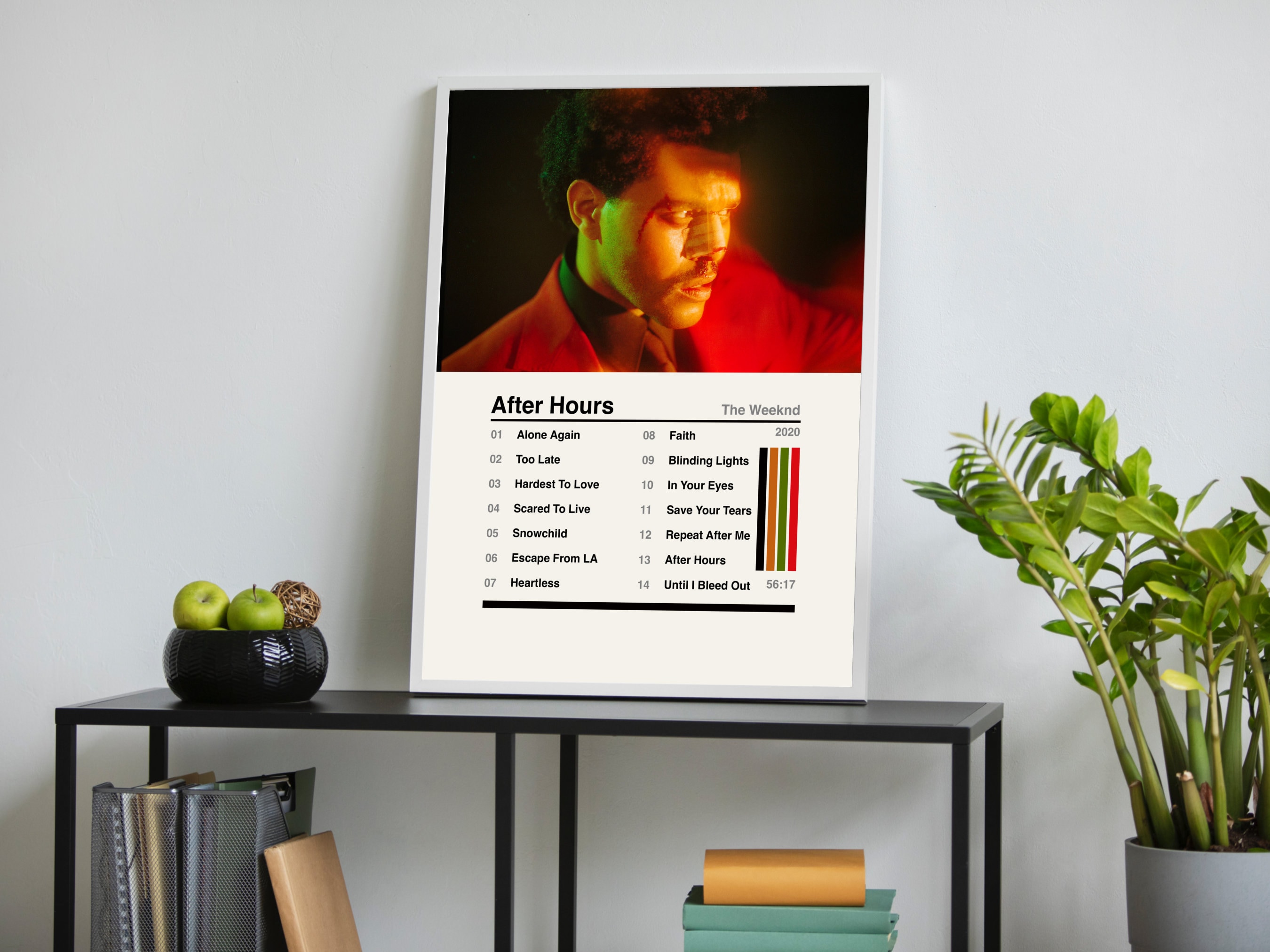 The Weeknd After Hours Album Poster, the Weeknd Poster, Album Cover ...