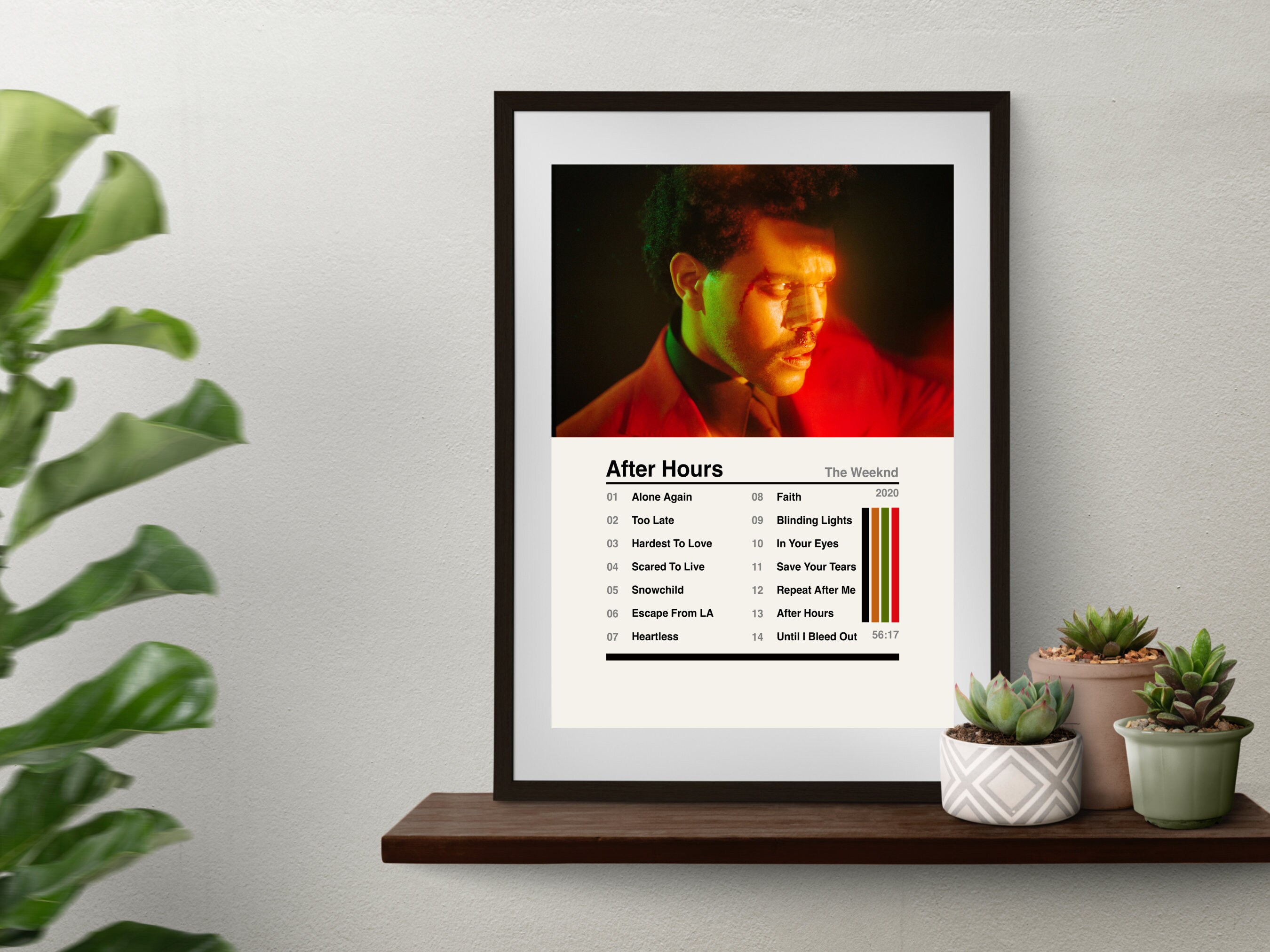 The Weeknd After Hours Album Poster, the Weeknd Poster, Album Cover ...