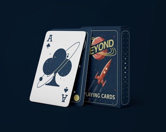 Particle Physics Playing Cards With Plastic Case - Etsy