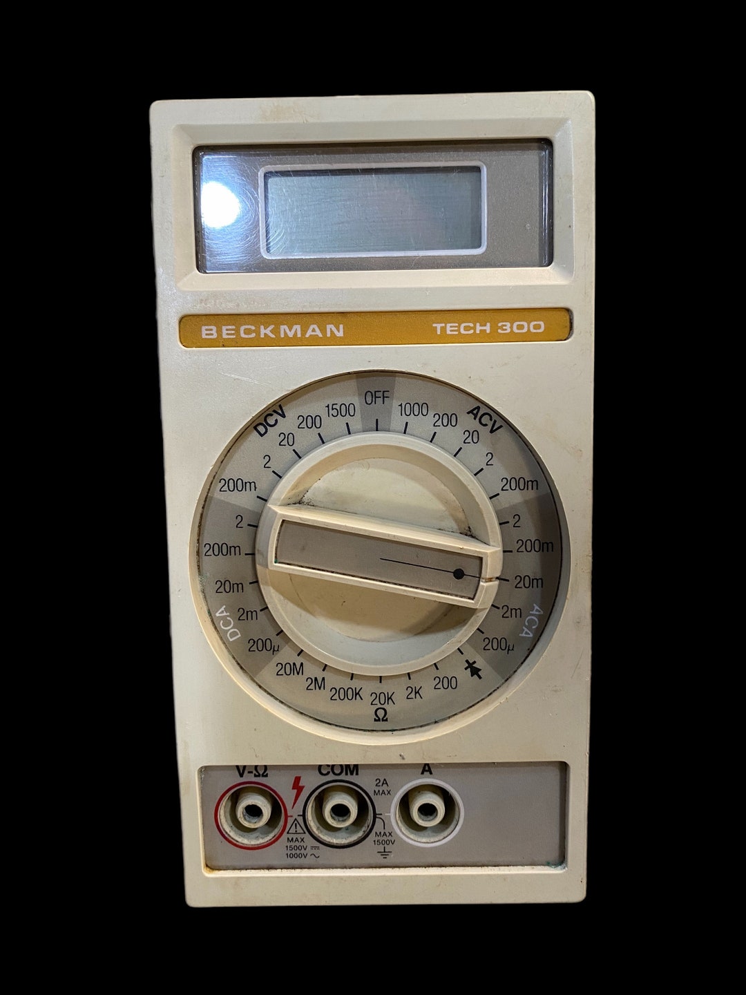 Multímetro Digital Beckman Tech 300 1979 Voltímetro Industrial con ...