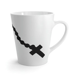 Rosary Decade Latte Mug - Etsy