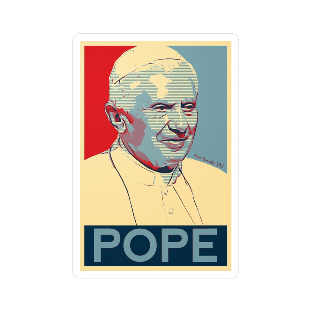 Pope Benedict XVI Kiss-cut Vinyl Decals - Etsy