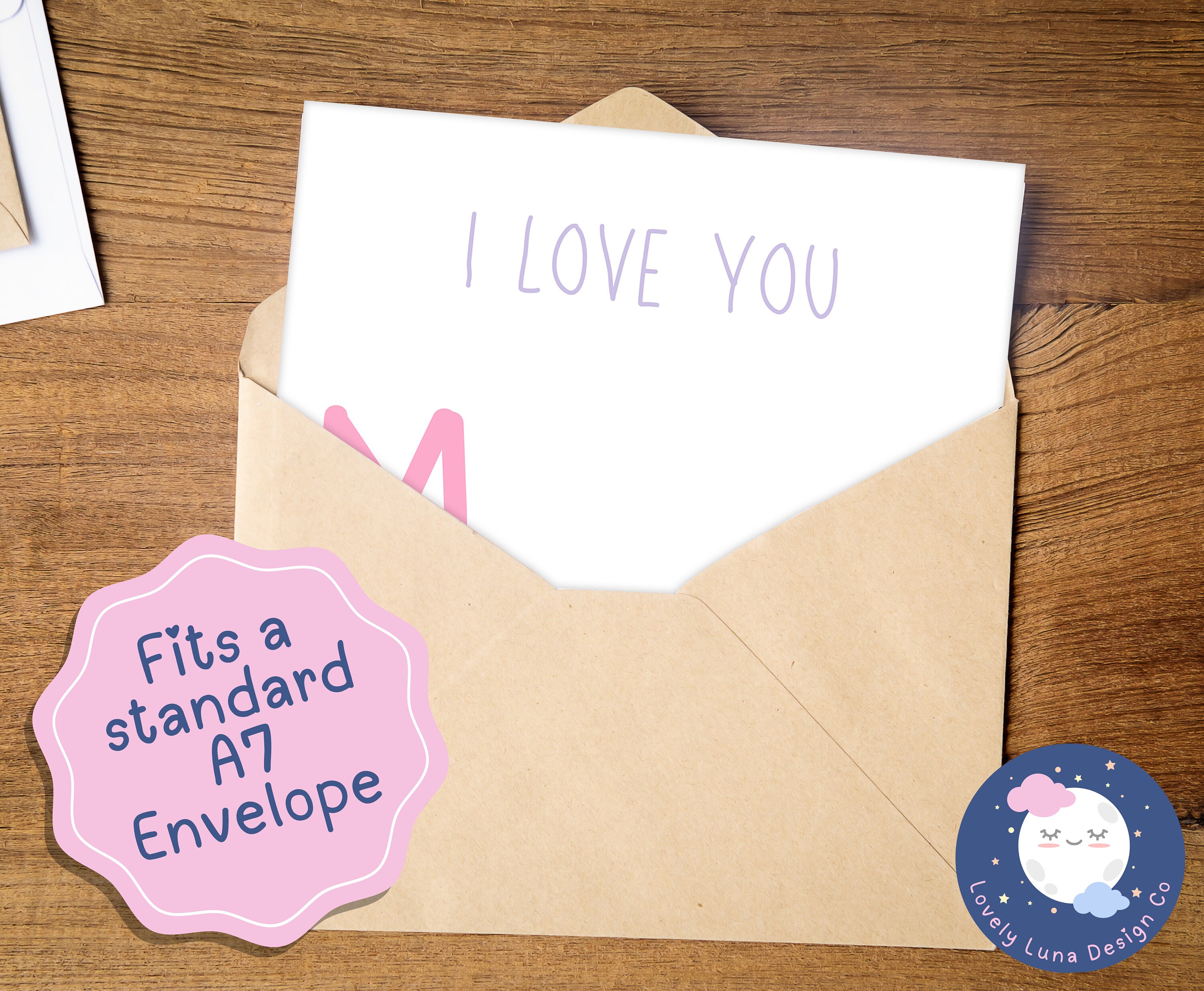 Cute Printable Mother's Day Card I Love You Mom Handprint Art DIY Kids ...