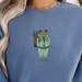 Comfort Colors®frog Carrying Flowers in Its Backpack Sweatshirt, Retro ...