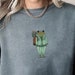 Comfort Colors®frog Carrying Flowers in Its Backpack Sweatshirt, Retro ...