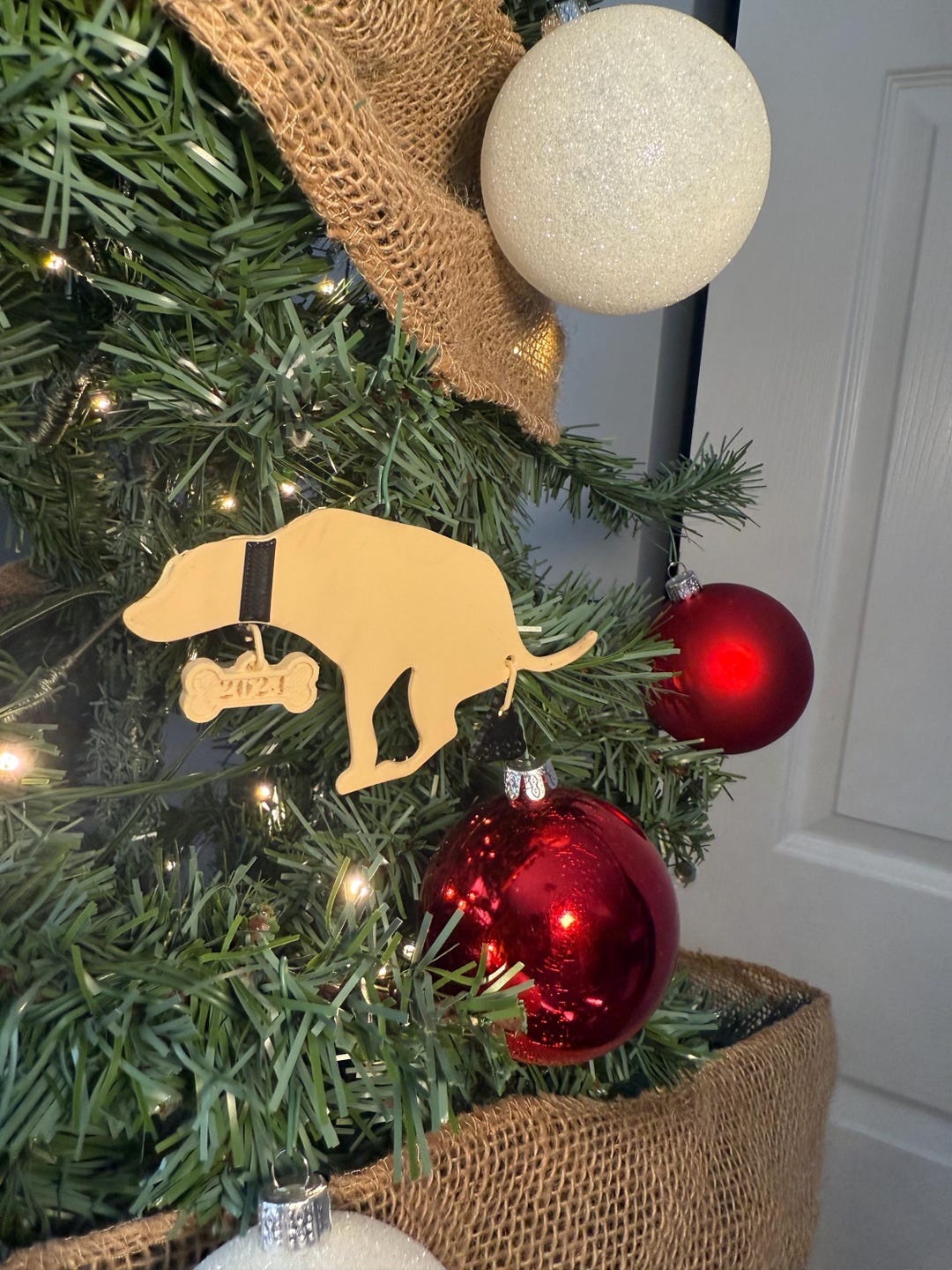 Funny Dog Pooping Christmas Ornament Festive Home Decor - Etsy