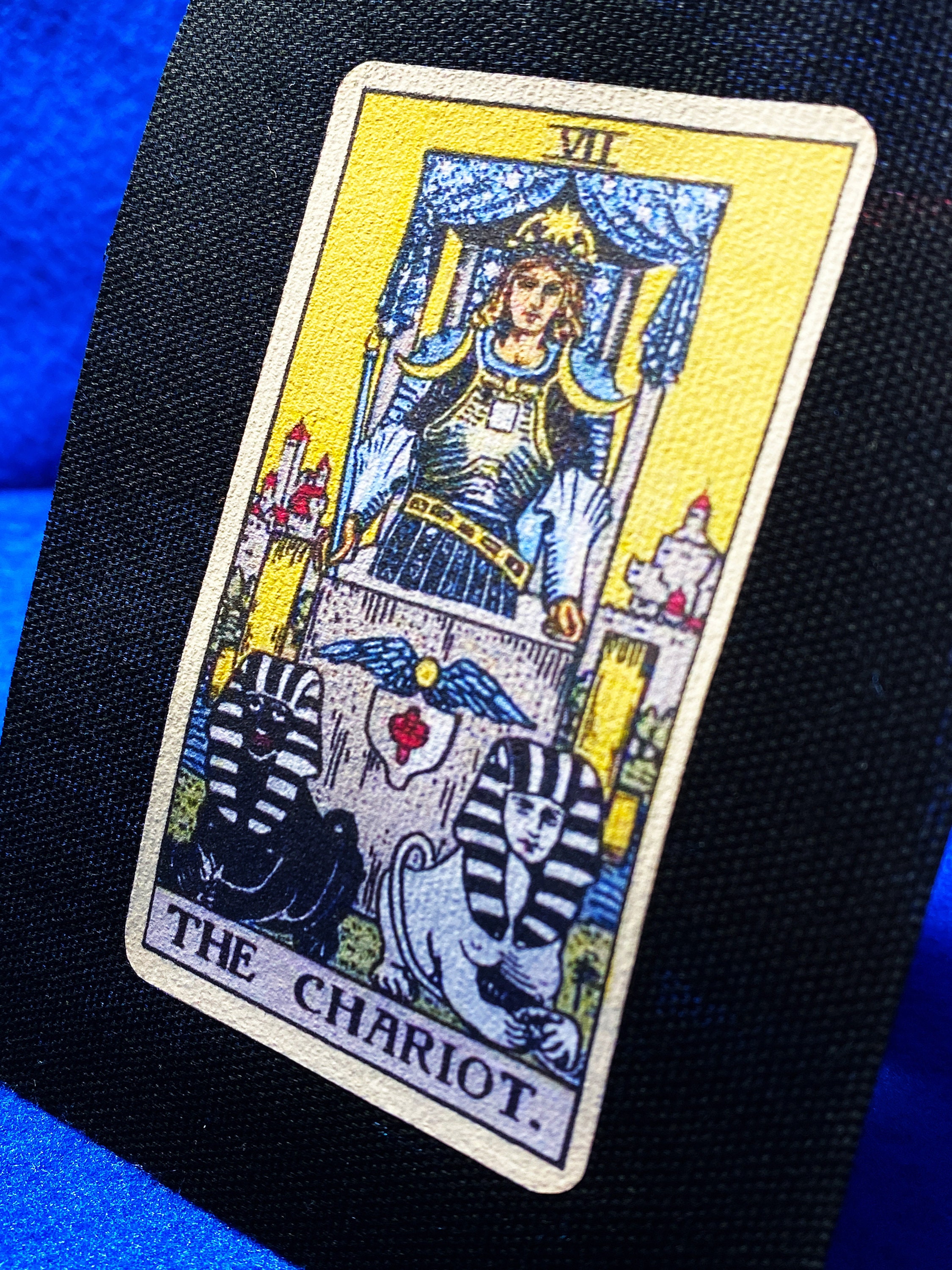 Patch the Chariot Tarot Card Iron on Optional Rider Waite Smith - Etsy