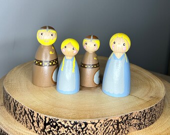 Polar Peg Dolls - Etsy