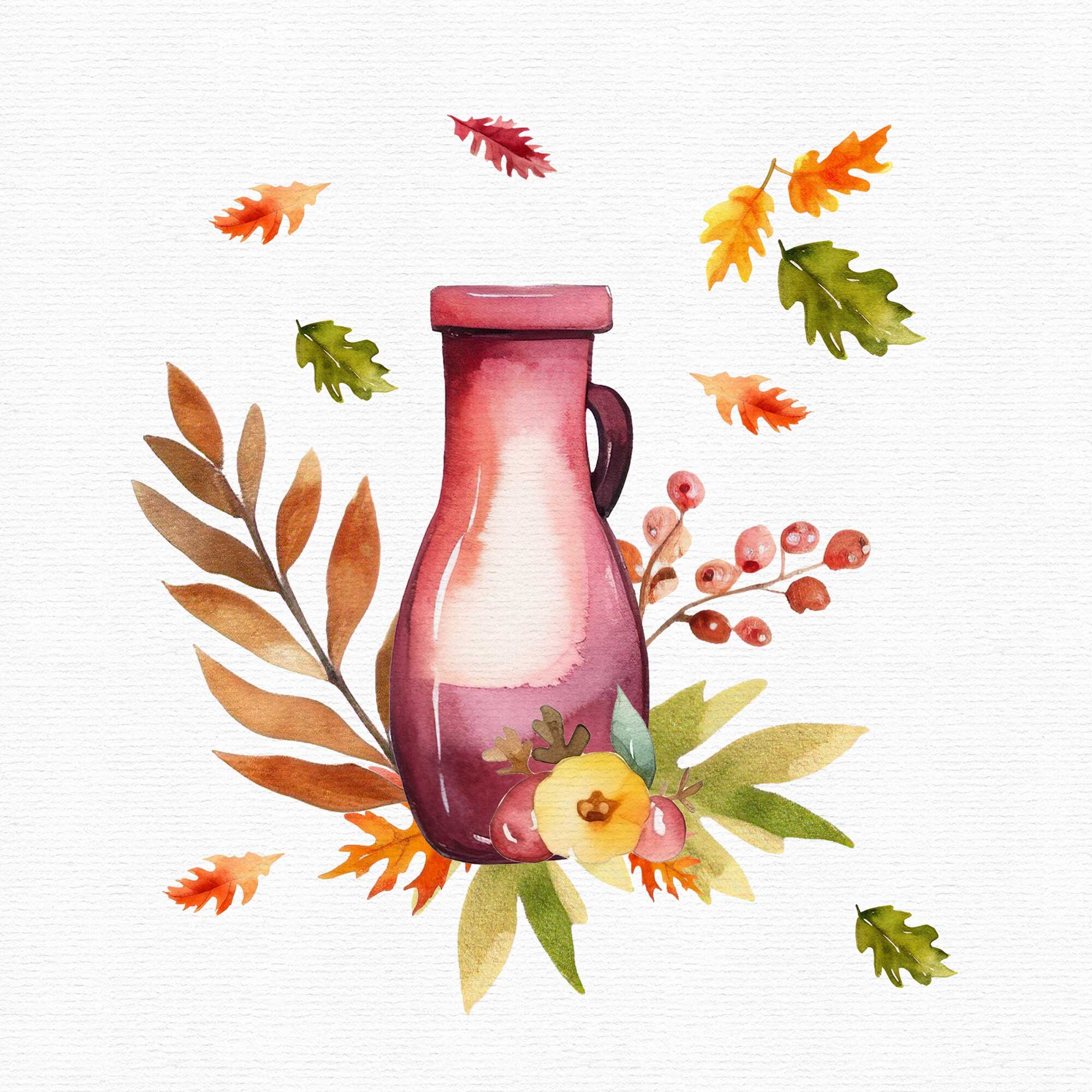 Thanksgving Clipart, Autumn Clipart, Fall Clip Art, 60 Png Files With ...