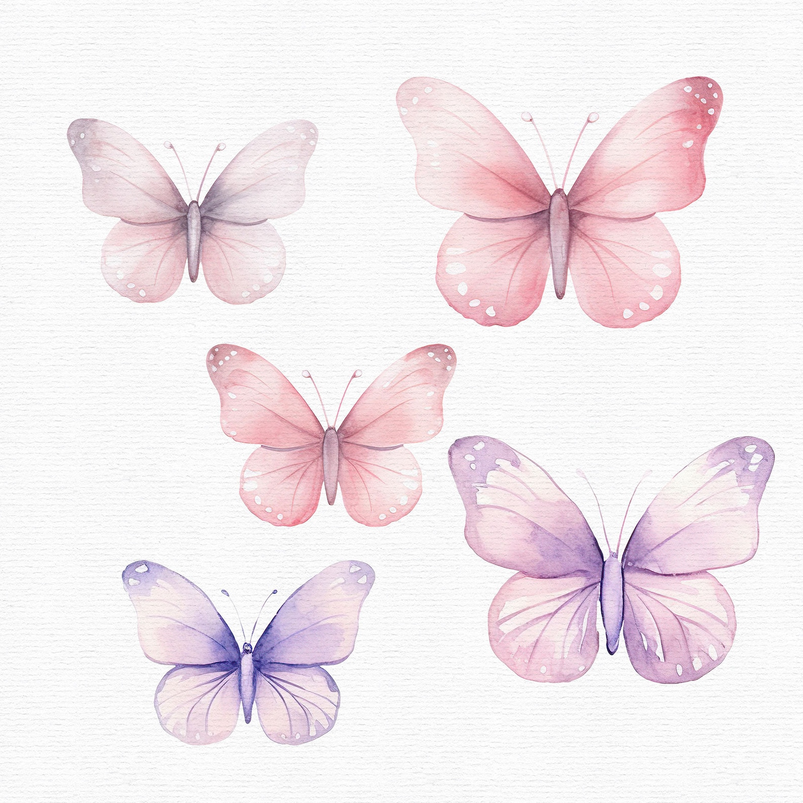 Mariposa de hadas rosa imágenes prediseñadas imágenes - Etsy España