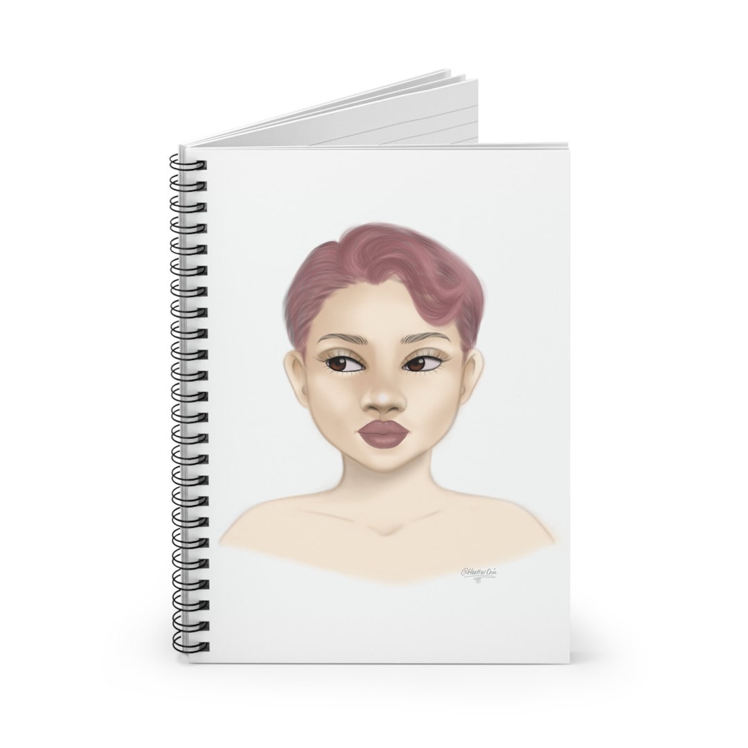 Latina Beauty Portrait Notebook Version 2- Ruled Line | Journal ...