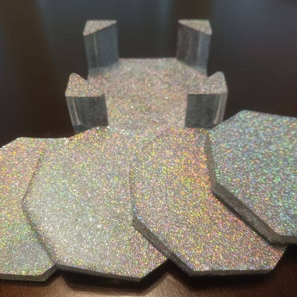 Holographic Coaster - Etsy