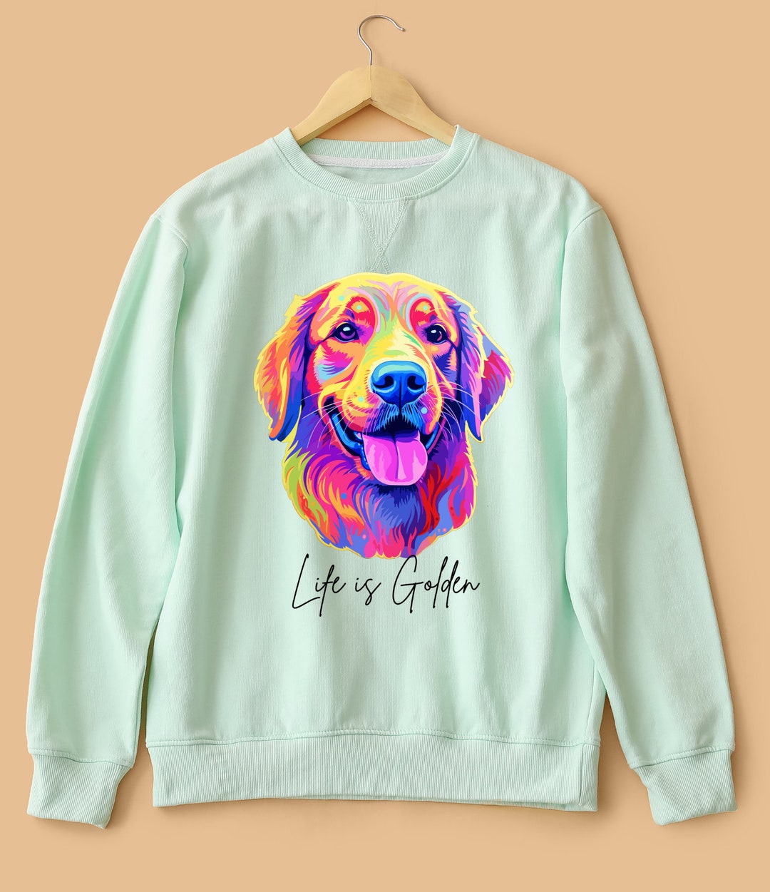 Life is Golden, Golden Retriever Png - Etsy