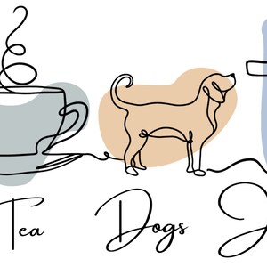 Tea Cats and Jesus, Tea Dogs and Jesus PNG File - Etsy