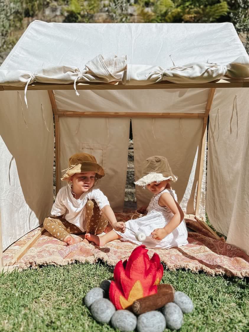 Felt Campfire and Smores Set, Pretend Camping Game, Pretend Play, Fire ...