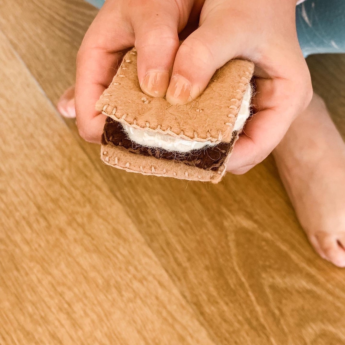 Felt Campfire and Smores Set, Pretend Camping Game, Pretend Play, Fire ...