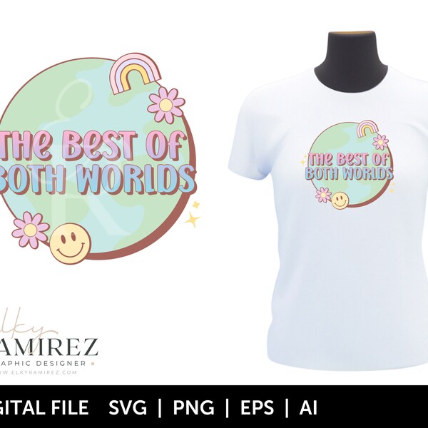 Best of Both Worlds Svg - Etsy