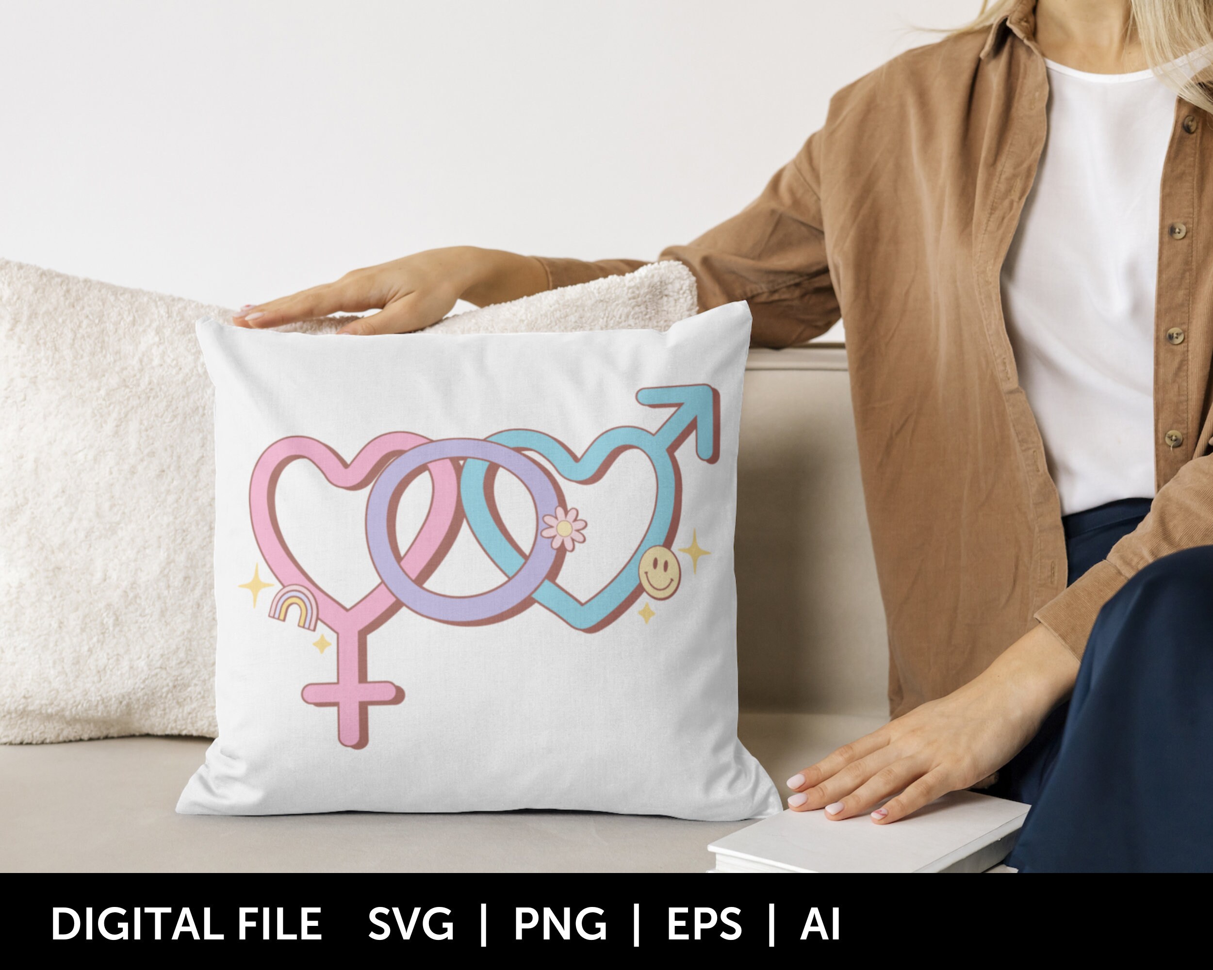 Bisexual Svg, Bisexual Png, Pride Month Svg, Gay Svg, LGBTQ Svg, Queer ...