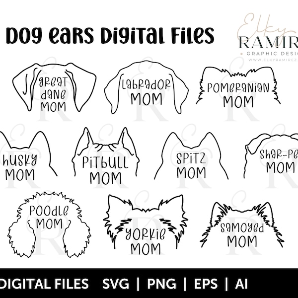 Pitbull Ear Outline Svg - Etsy