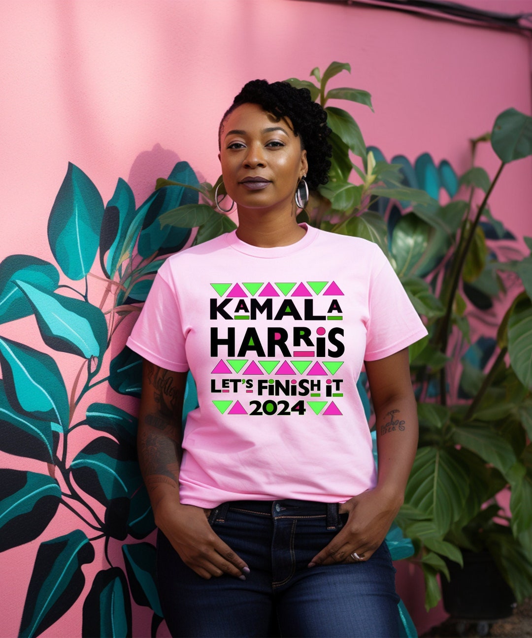 2024 Kamala Harris Let's Finish the Job Shirt, President Kamala Harris ...