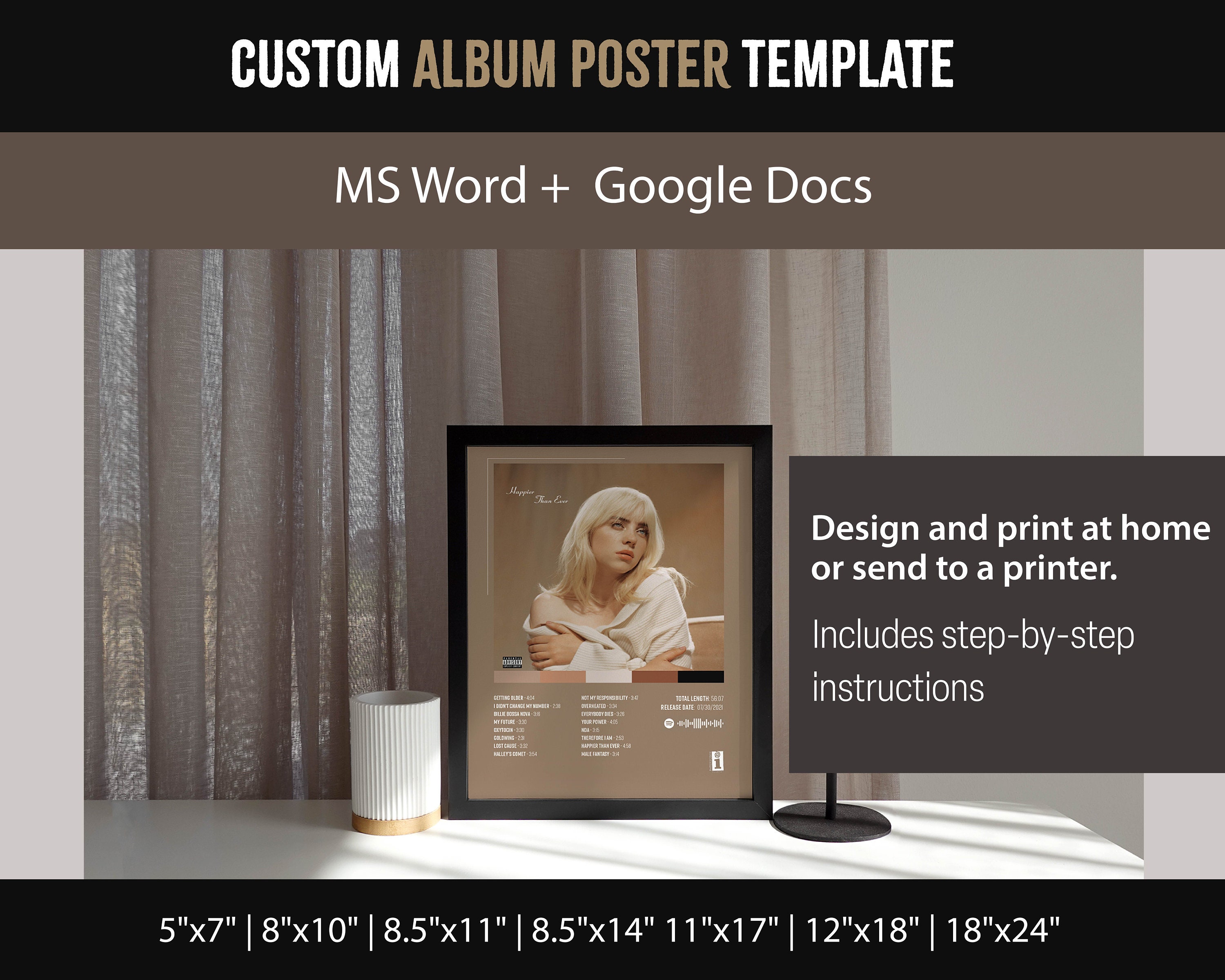 4 X 3 Poster Template
