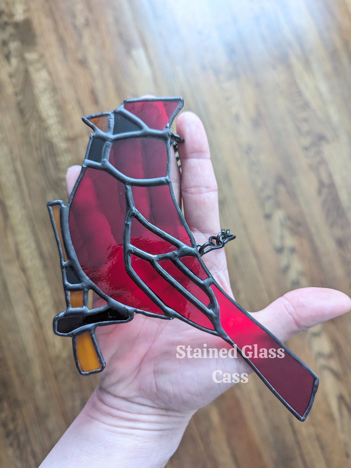 Cardinal Loved Ones Suncatcher Small - Etsy