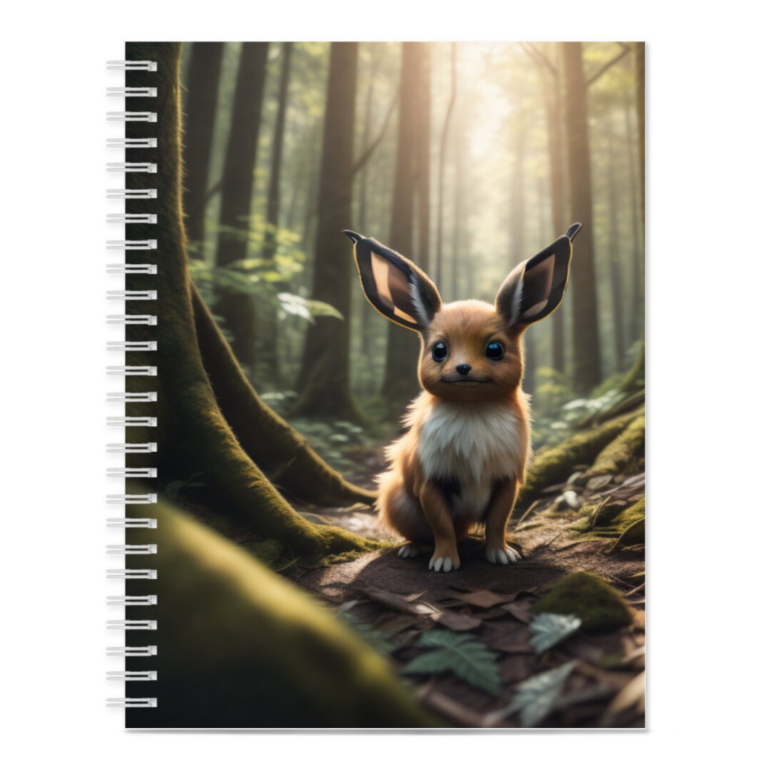 Eevee Notebook, Eeveelutions Journal, Pocket Monsters, Forest Journal ...