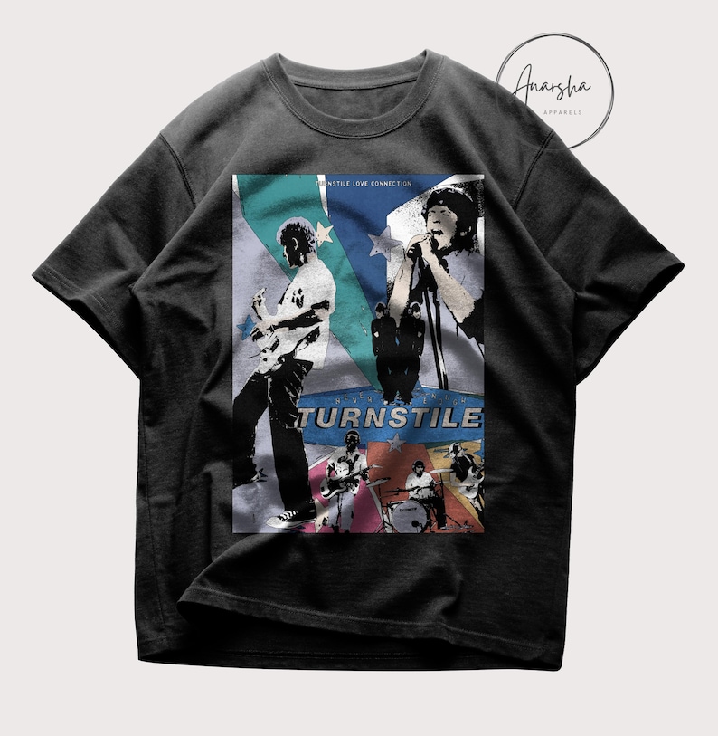 Turnstile T-shirt - Nonstop Feeling - Turnstile Merch - Unisex Rocker ...