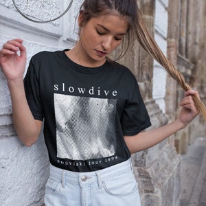 Slowdive T-shirt - Slowdive Tee - Souvlaki Tour - Slowdive Merchandise ...